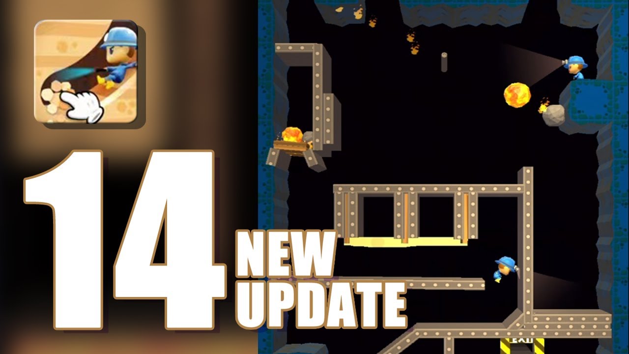 Mine Rescue Level 14-1 to 20⛑🔦 | New Update #minerescue #minegame # ...