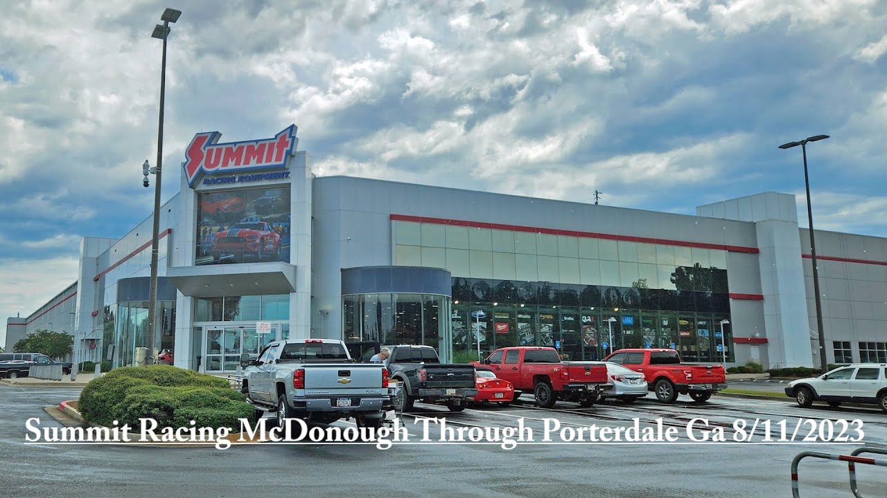 Summit Racing McDonough To Covington through Porterdale Ga Friday ...