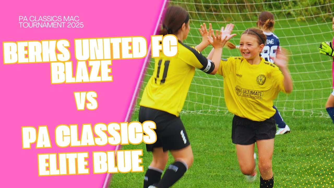 Berks United FC "BLAZE" vs PA CLASSICS ELITE BLUE - 4K Soccer - U10 ...
