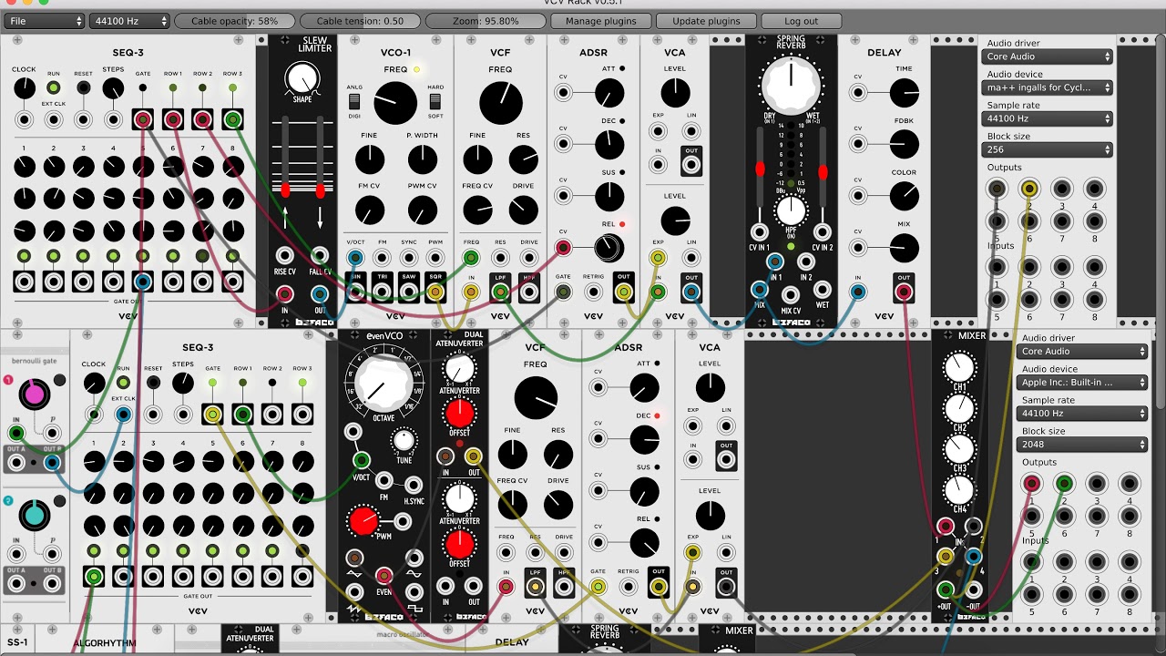 Experimenting with VCV Rack - YouTube