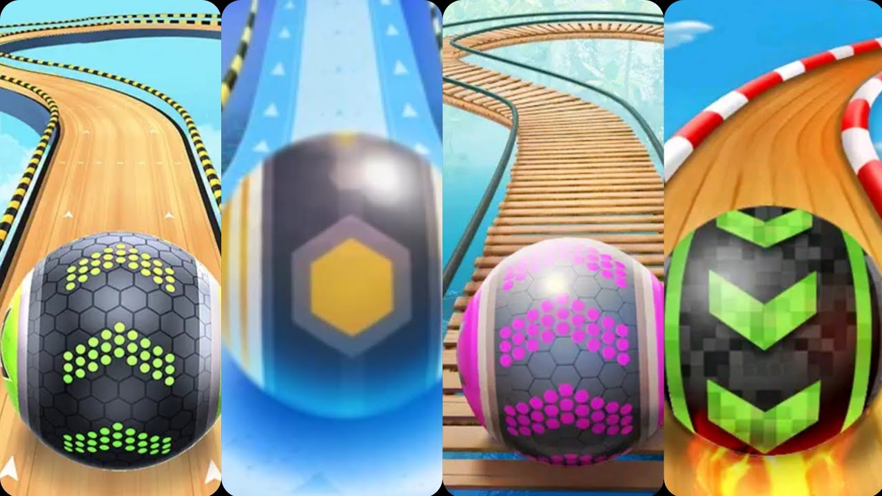 Going Balls VS Rollance Balls, Action Balls, Fly Ball Sky Parkour ...