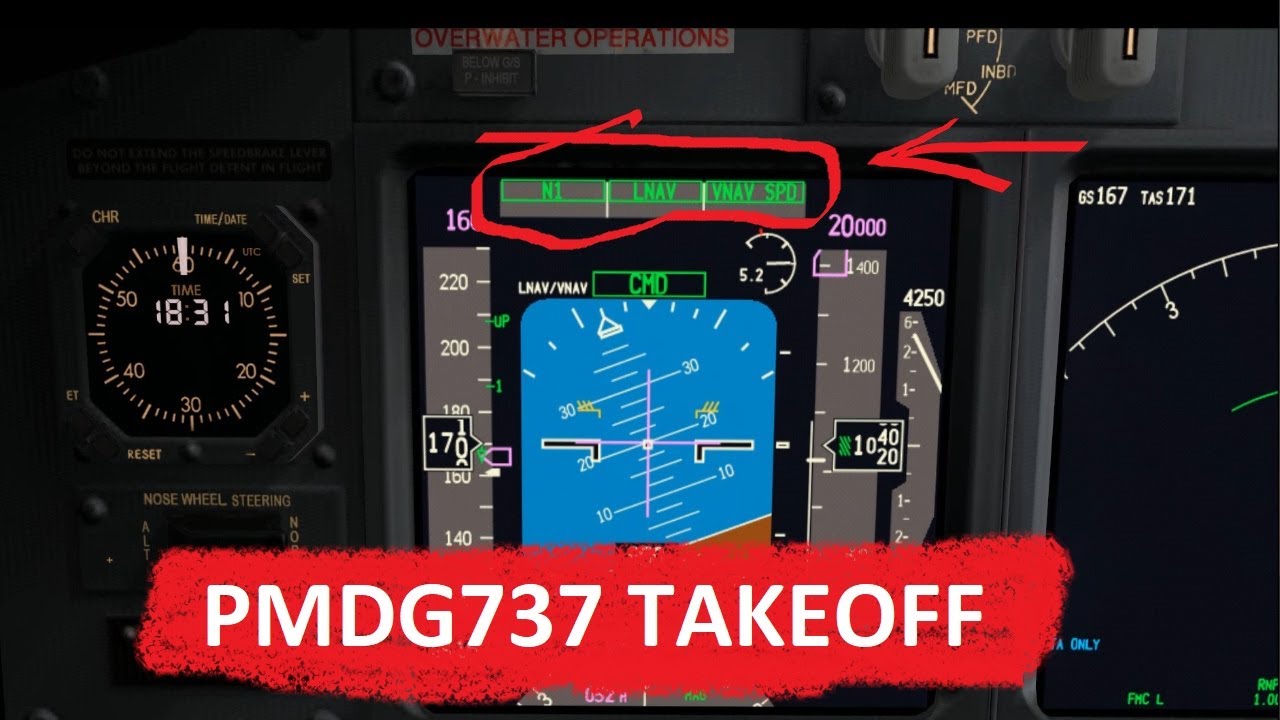 PMDG 737 Takeoff Tutorial Procedure | You Can Memorize These Steps ...