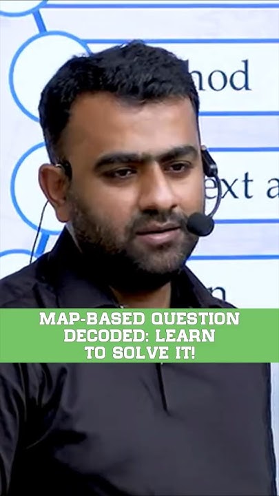 MAP-BASED QUESTION DECODED: LEARN TO SOLVE IT! - YouTube