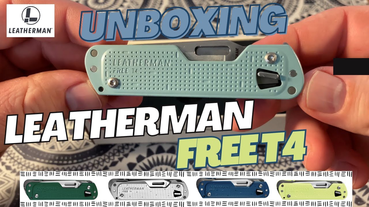 Leatherman Free T4 Unboxing 2023 4K - YouTube