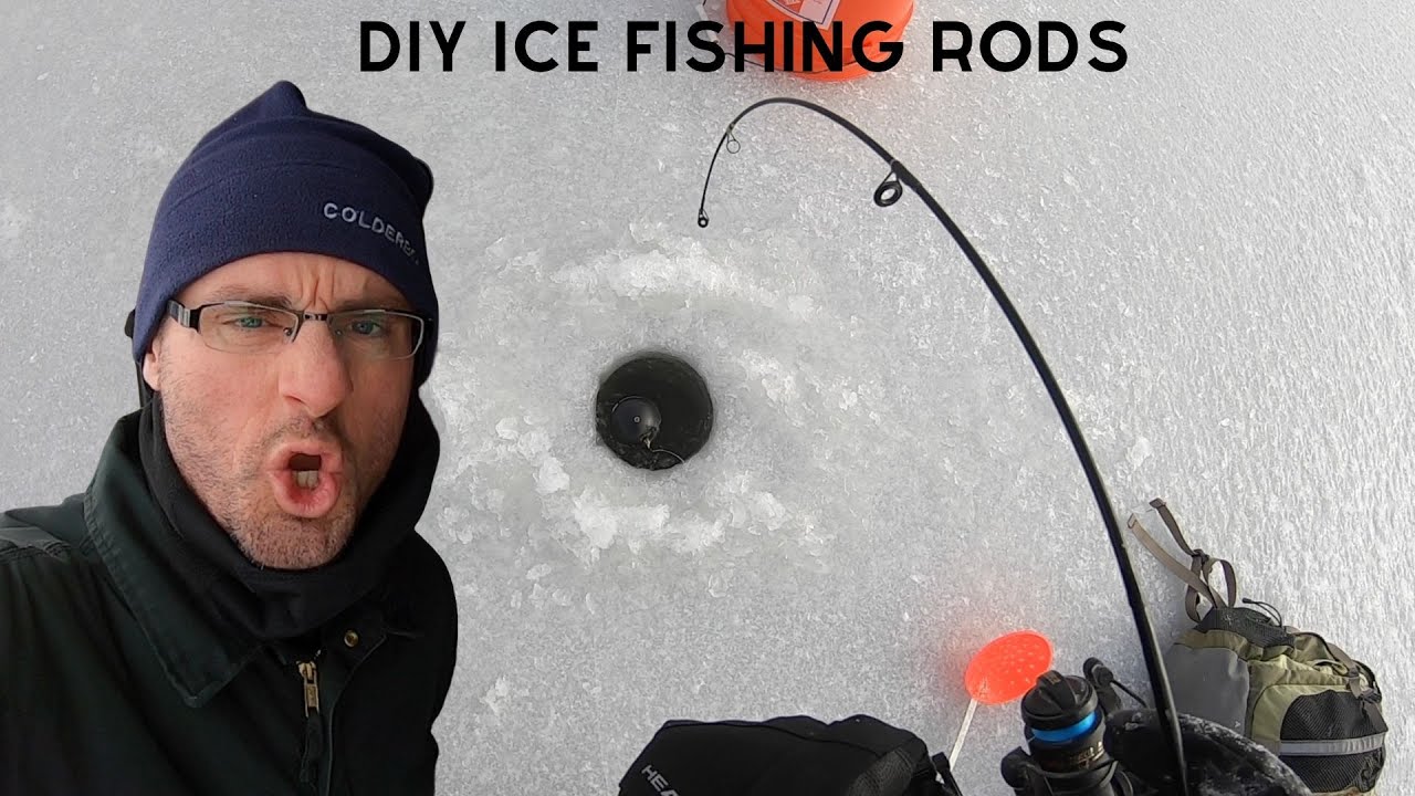 DIY Ice Fishing Rod Build (Build and Catch) - YouTube