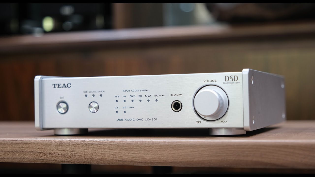 TEAC DAC UD 301 Fullbox | Giải mã nhạc số chất lượng DSD - YouTube