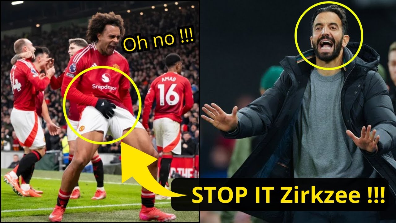Zirkzee Facing BAN for CRUDE Gesture – Amorim’s SHOCKED Reaction! - YouTube