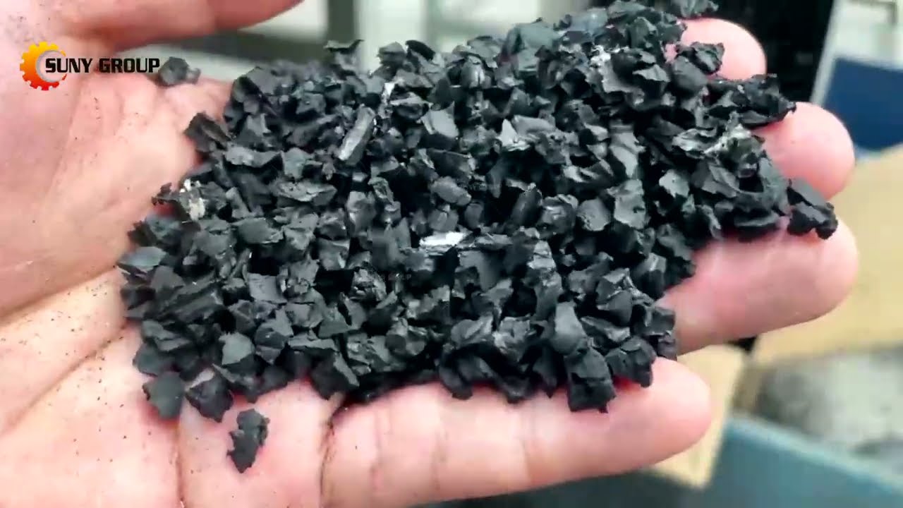 How do You Get Rubber Powder From Waste Tires? - YouTube