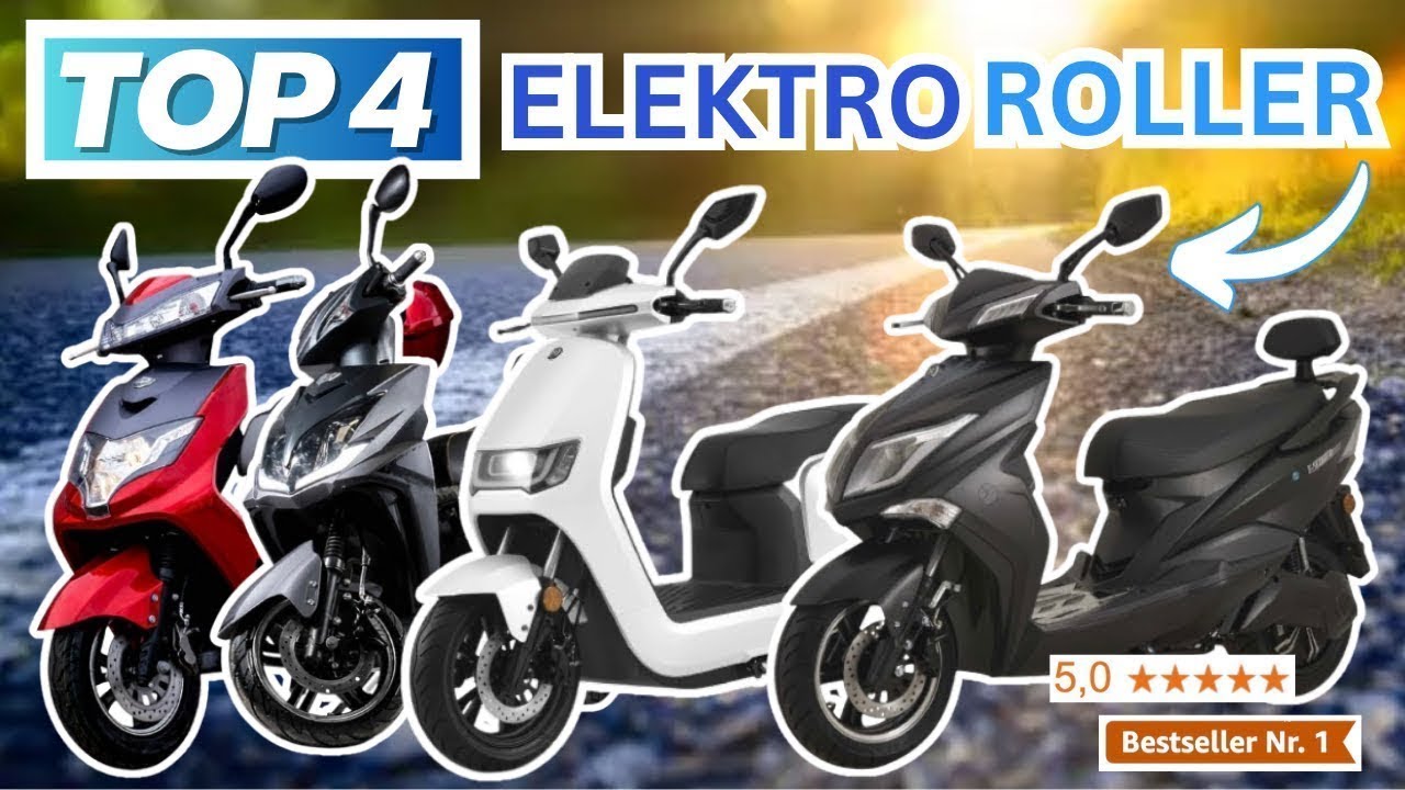 Beste ELEKTRO ROLLER 2025 | Top 4 Elektroroller mit Straßenzulassung ...