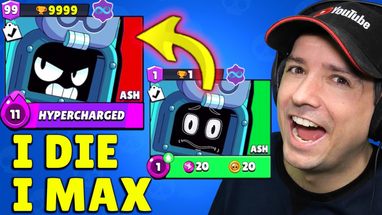 When I die, I have to max ASH... Brawl Stars Gameplay - YouTube