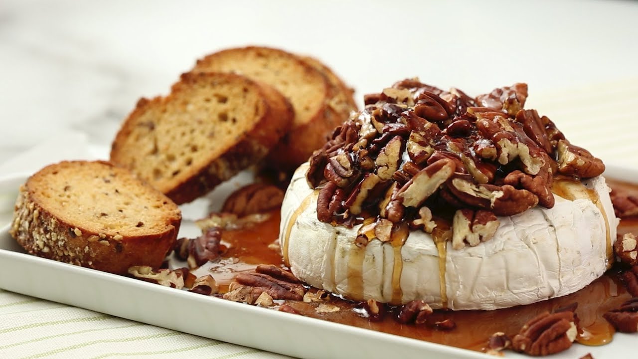 Baked Brie with Pecans - Martha Stewart - YouTube