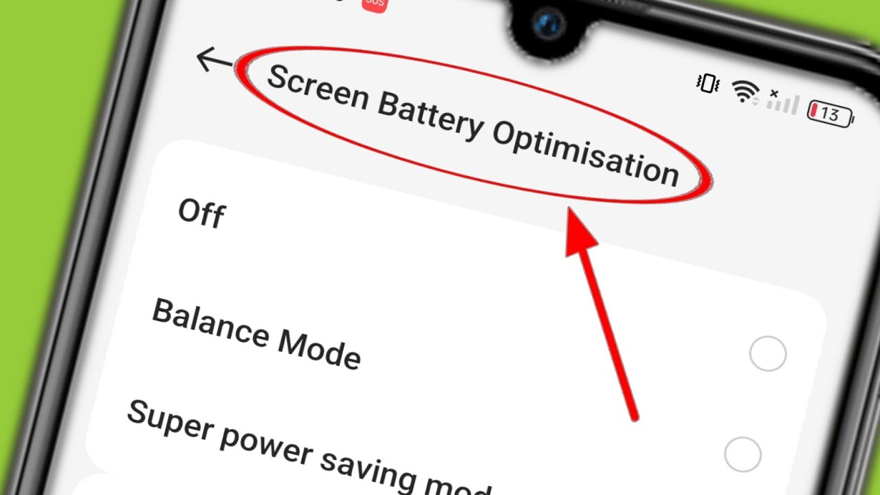 What is Screen Battery Optimization in Realme Phone - YouTube