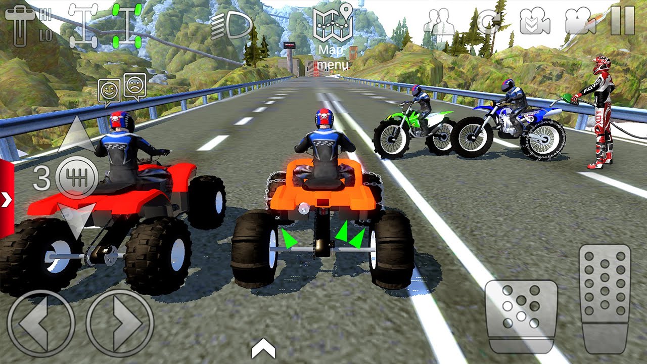 Motocross Dirt Bike, Quad_bike Extreme driving Off-Road #1 - Offroad ...