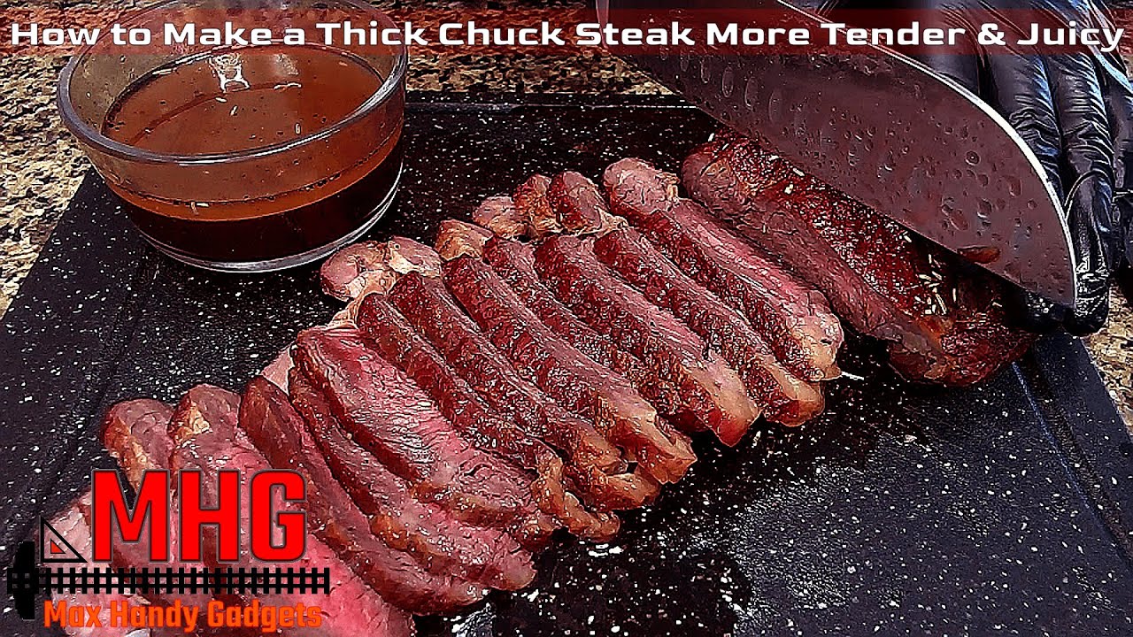 How to Make a Thick Chuck Steak More Tender and Juicy - YouTube
