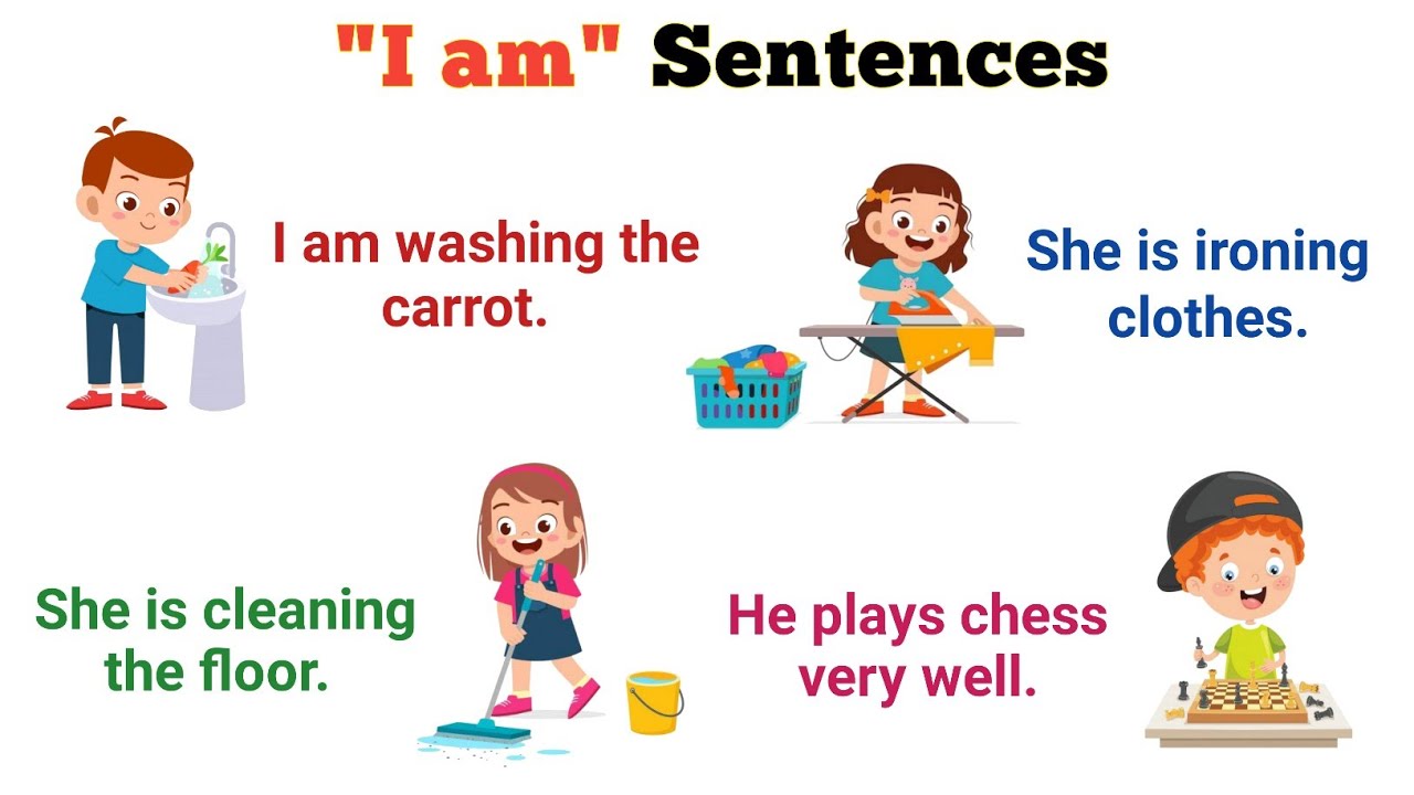 "I am" Sentences Super Common Sentences in English | Simple ...