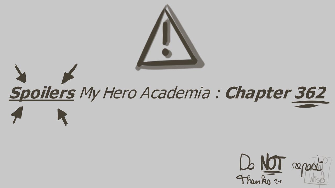 [SPOILERS Chapter 365] Autograph and memories - Animation MHA - YouTube