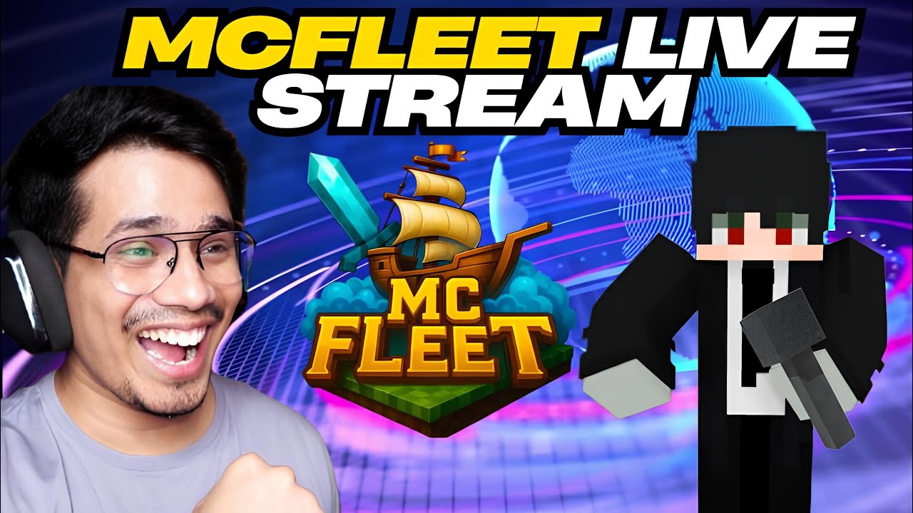 🛑 Playing in MC Fleet Server Minecraft With @SrishtiPlayz In ...