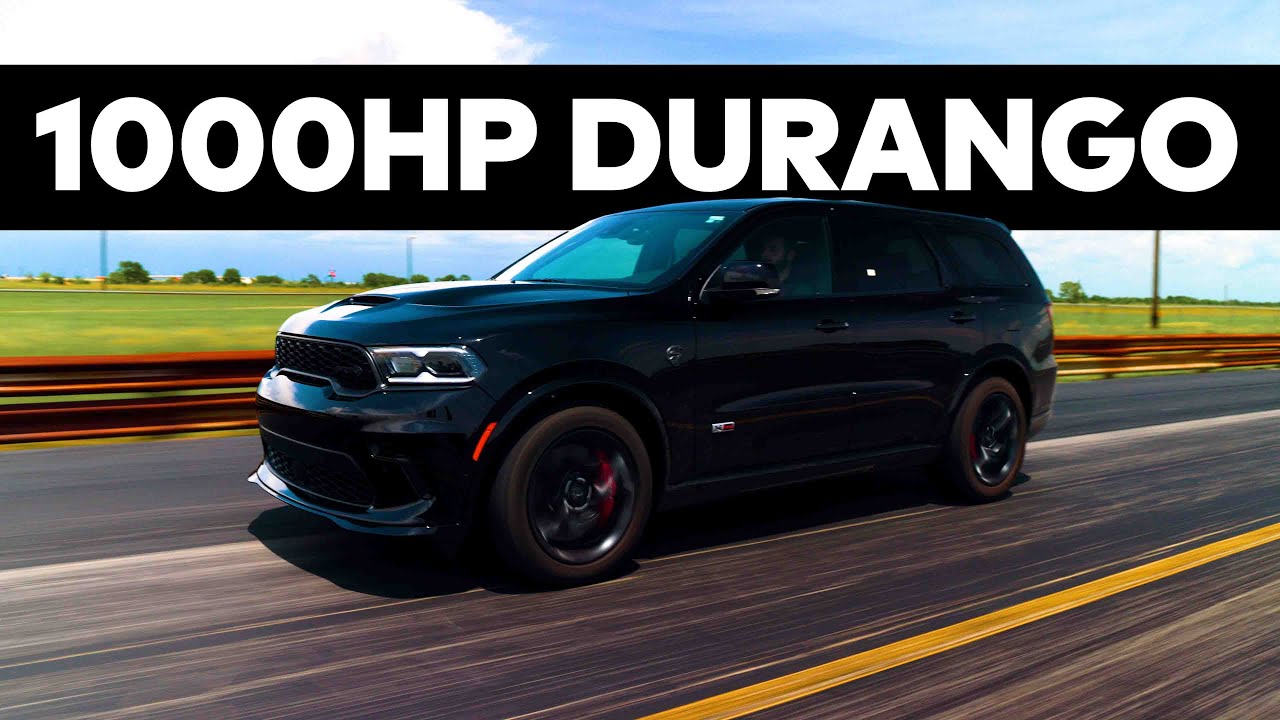 1000 HP FAMILY HAULER // H1000 Durango Hellcat by Hennessey - YouTube