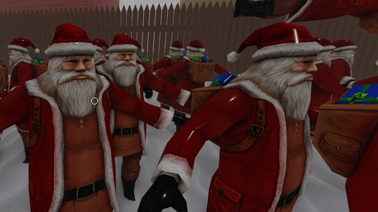 Roblox item asylum - boss_santa solo - YouTube