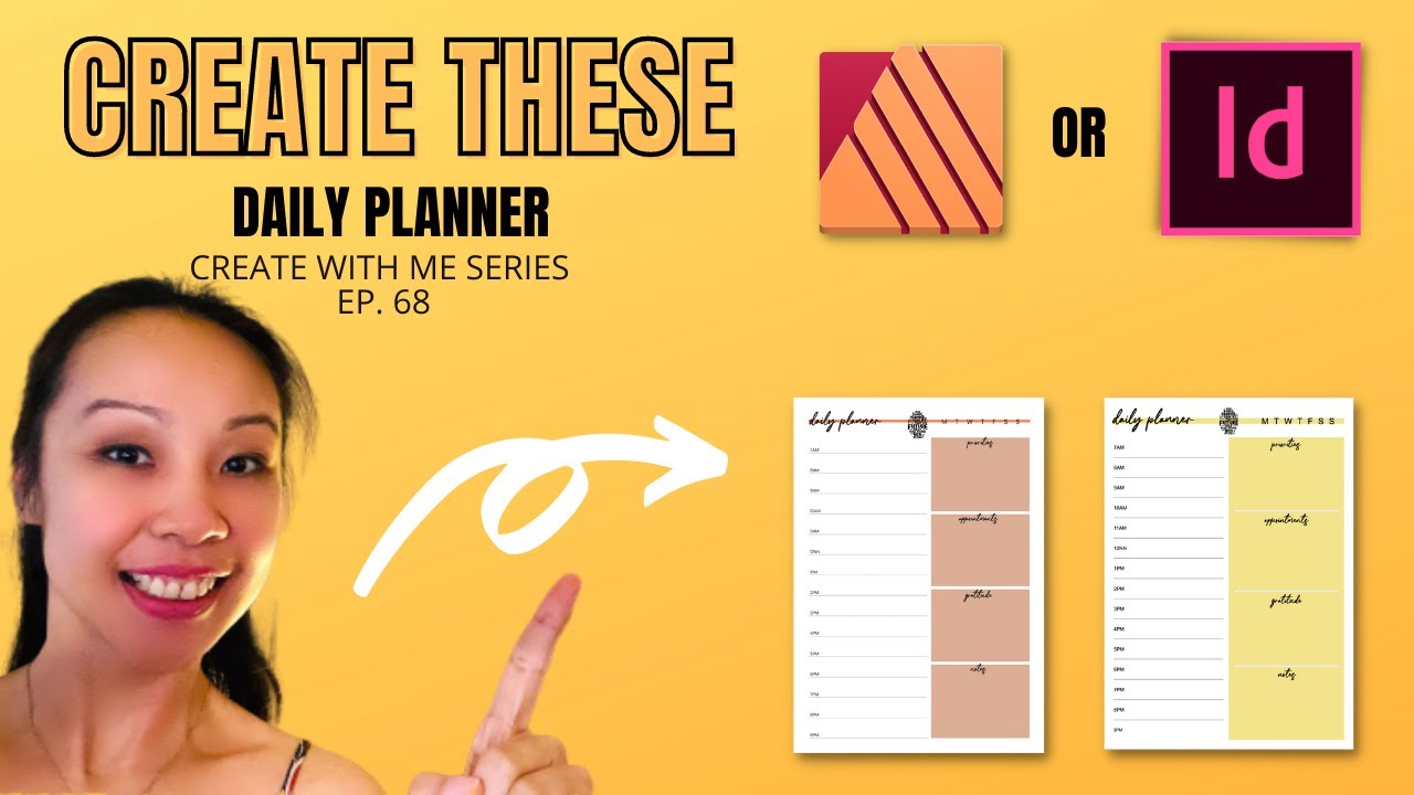Create A DAILY PLANNER In Indesign Affinity Publisher Easy Tutorial Create A DAILY PLANNER In Indesign Affinity Publisher Easy Tutorial