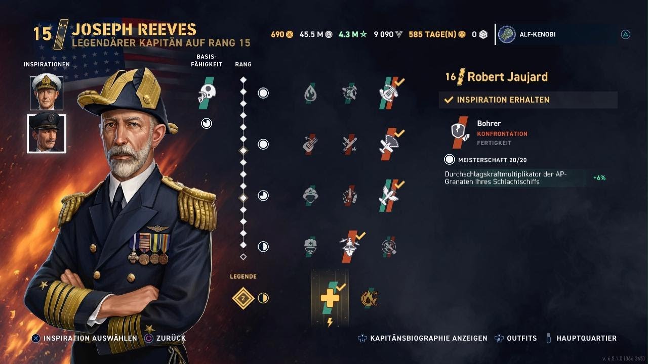 🚢 New Commander 🇺🇸 JOSEPH REEVES 🇺🇸 World of Warships Legends ALF ...