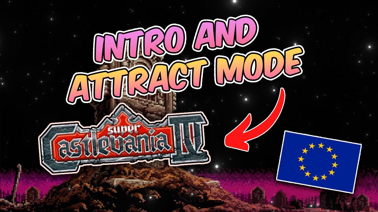 Super Castlevania IV SNES (PAL) - Intro and Attract Screen HD (1080p ...