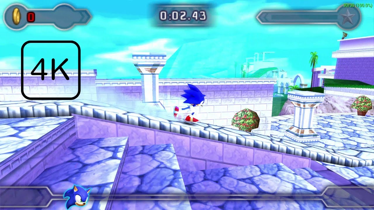 Sonic Rivals 2 Gameplay PPSSPP 4K 60 fps - YouTube