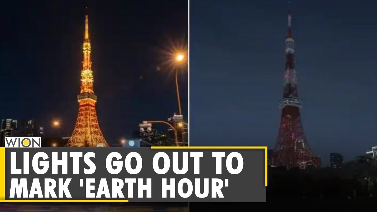 Lights go out to mark 'Earth Hour' - YouTube