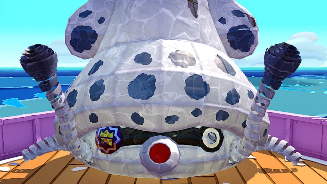 Paper Mario The Origami King - All Paper Macho Boss Battles - YouTube