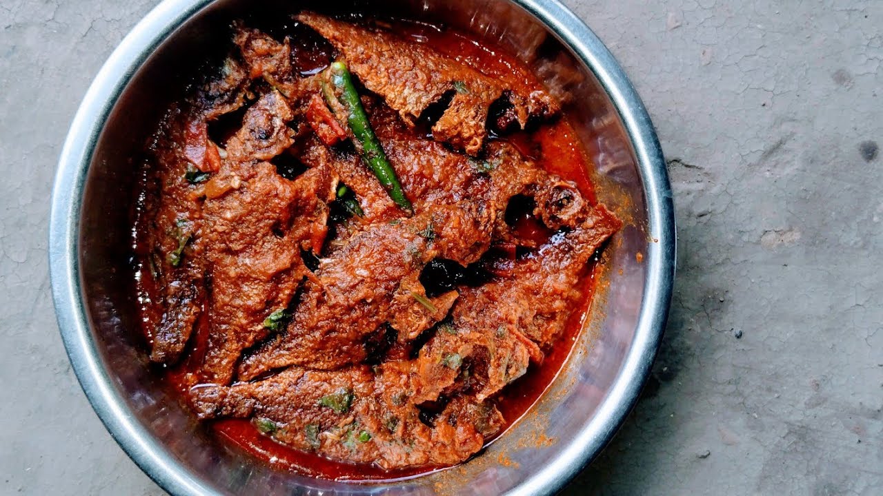ভোলা মাছের তেল ঝাল রেসিপি Bhola fish recipe - YouTube