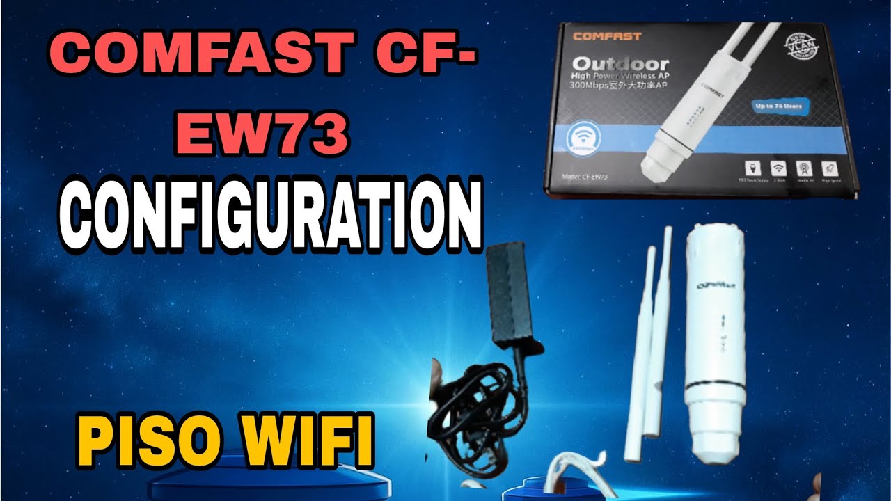COMFAST CF‐EW73 NEW VLAN CONFIGURATION - YouTube