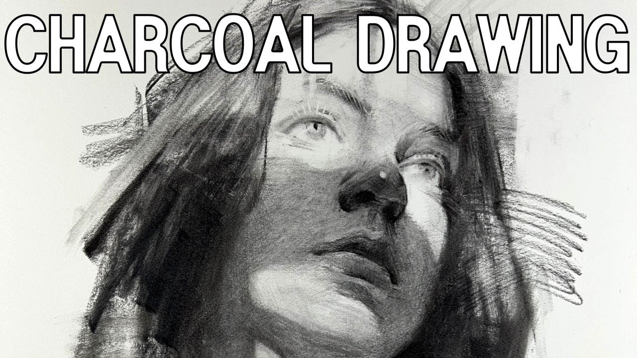 Charcoal Drawing, #177 - YouTube