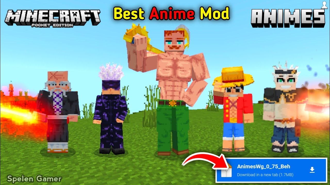 No Doubt Best Anime Wg Mod For Minecraft Pe | Best Anime Mod For ...