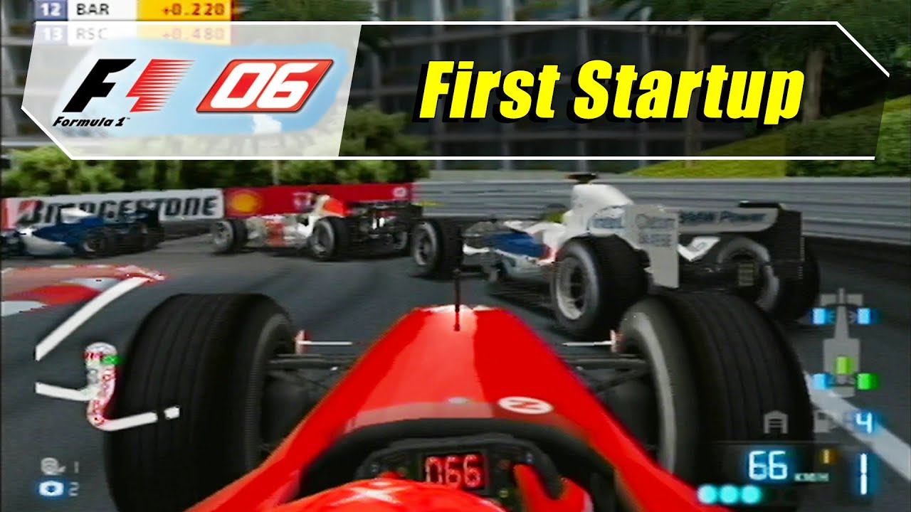 Formula One 06 (PS2) - First Startup (1080@60) - YouTube