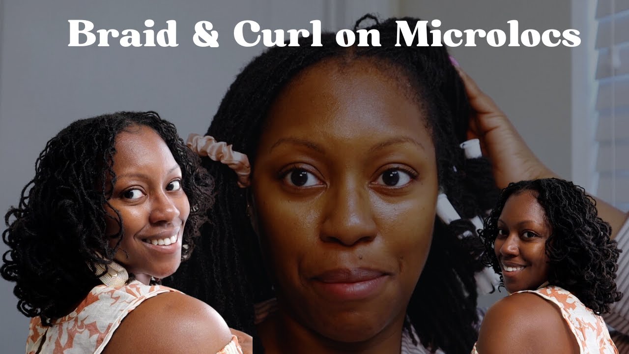 Braid & Curl on Microlocs...Will It Last? | Microloc Styles - YouTube