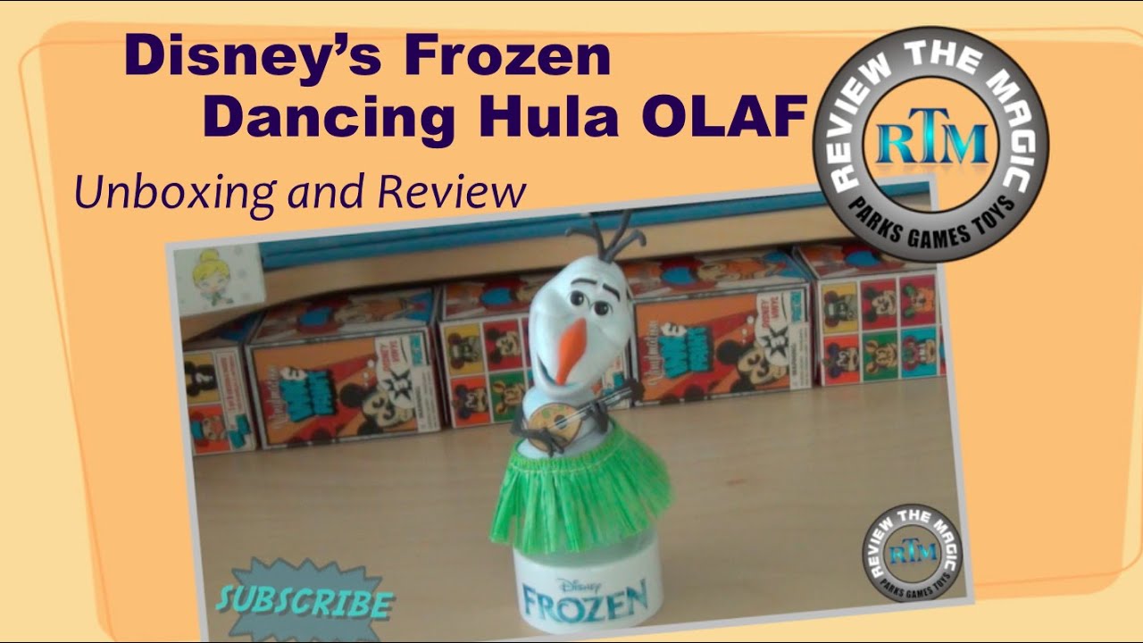 Disney Frozen OLAF Hula Dancing figure UNBOXING and REVIEW - YouTube