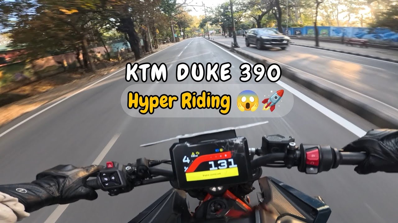 KTM DUKE 390 gen 3 🔥 ️. Hyper Riding 😱 Crazy Leans ☠️ Acrapovic Exhaust ...