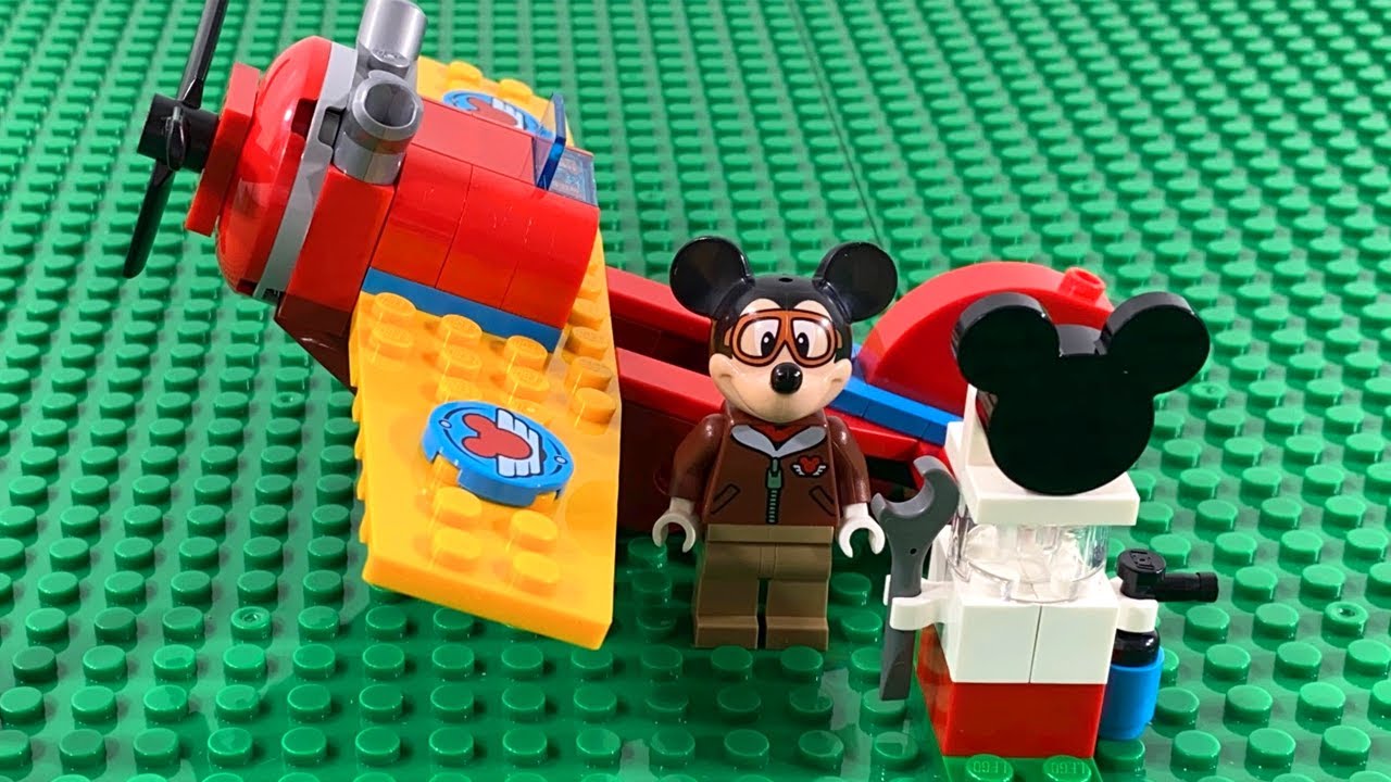 How To Build LEGO Disney Mickey Mouse's Propeller Plane 10772 Mickey ...