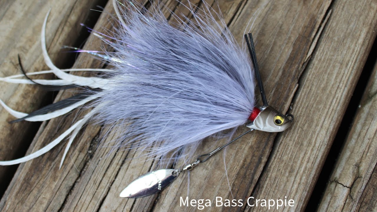 Realistic Crappie Pattern Jig For Mega Bass - YouTube