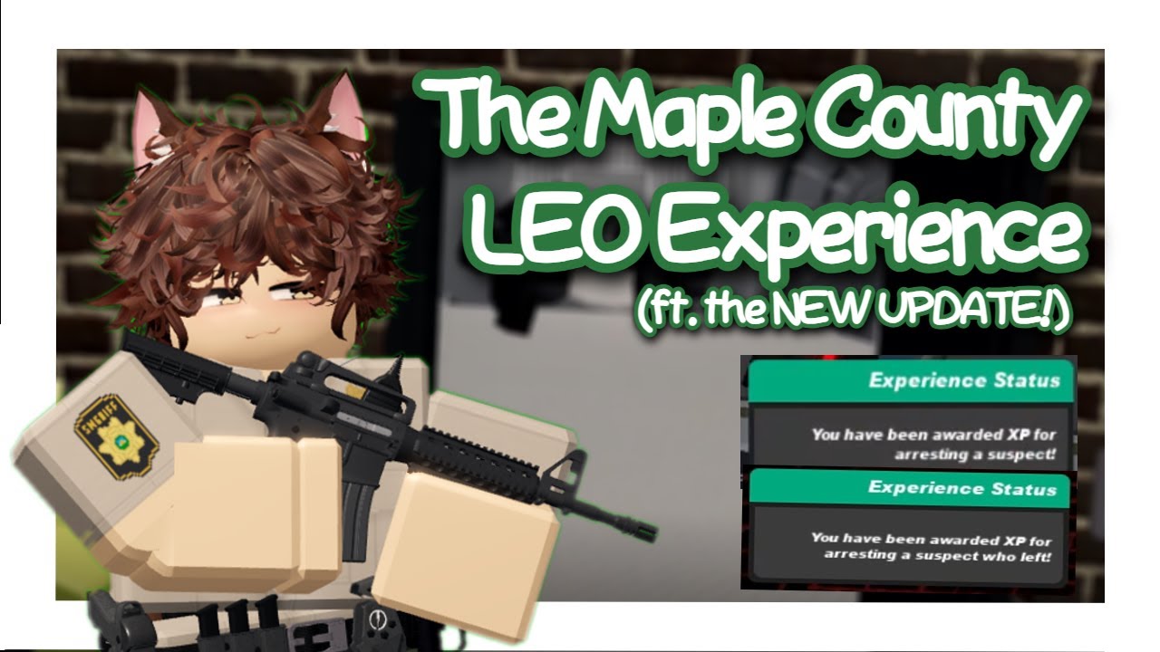 The Maple County Police Experience... (Roblox) - YouTube