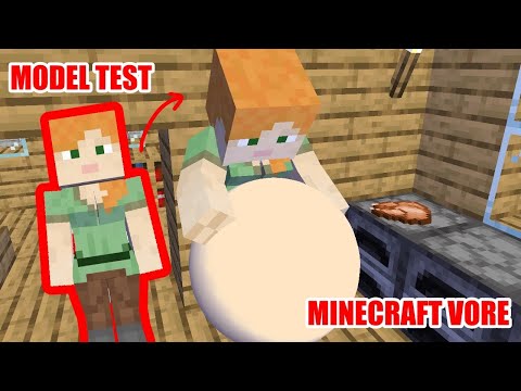 New Model Test - Minecraft Vore