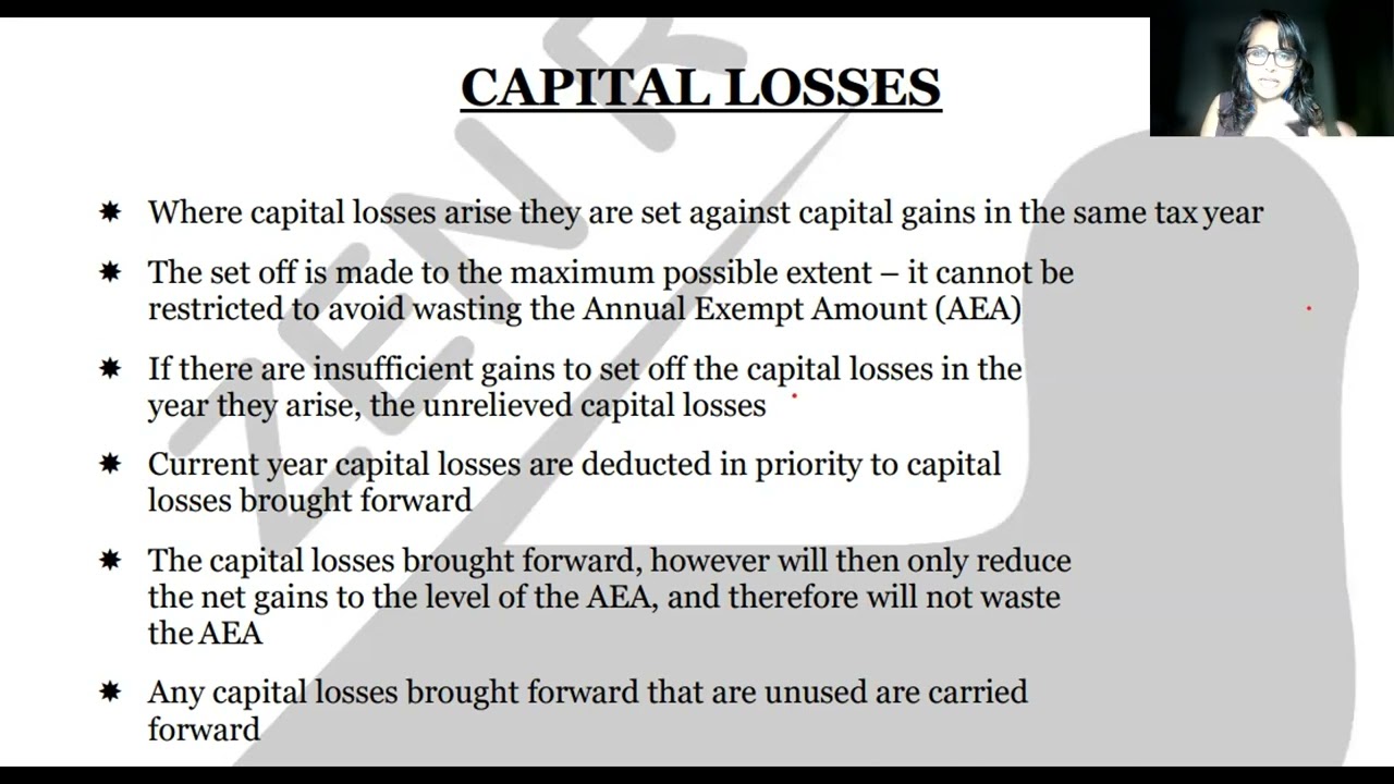 Chargeable Gains for individuals Basics - YouTube