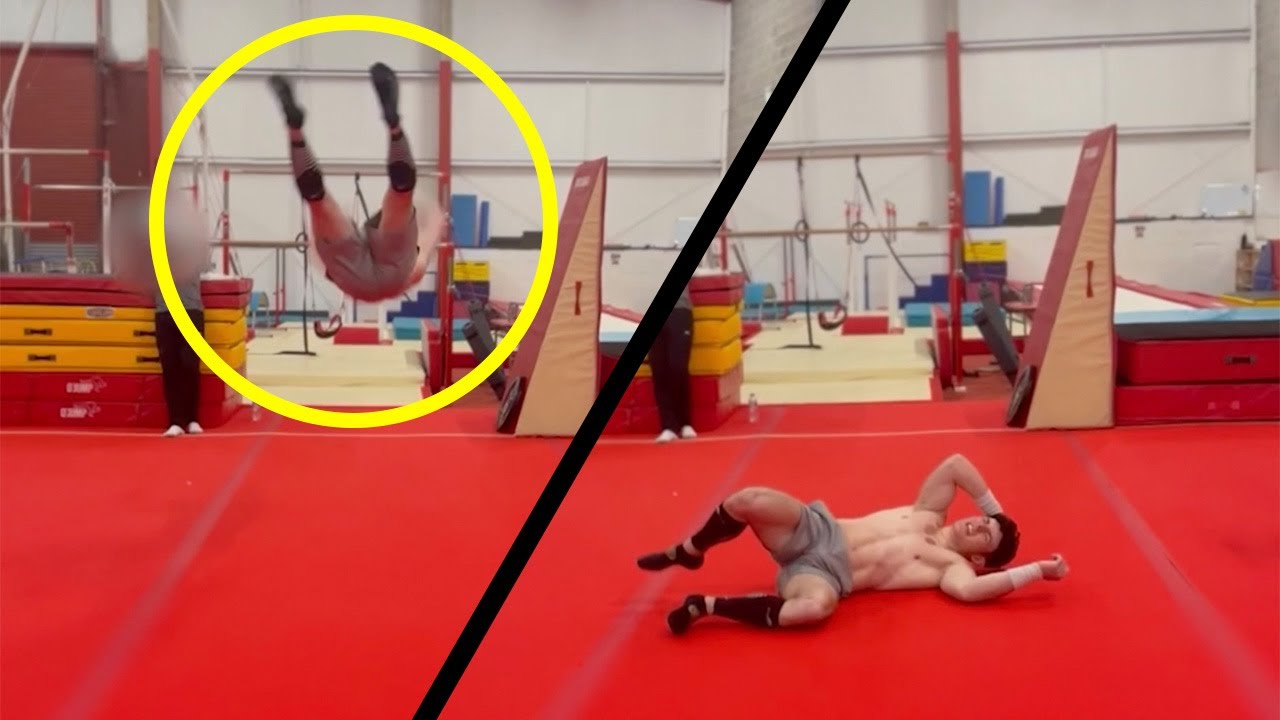Attempted Backflip Gone Wrong! - YouTube