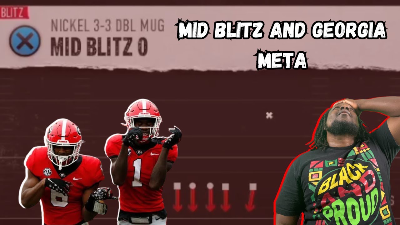 Georgia And Mid Blitz Is the Meta in College Football 25 - YouTube