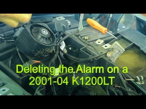 DIY 2001-04 Alarm Delete K1200LT - YouTube