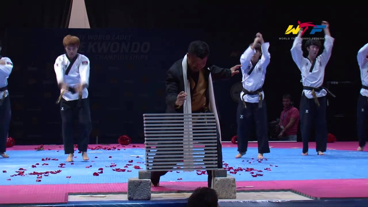 WTF TAEKWONDO DEMONSTRATION | 1ST WTF WORLD CADET TAEKWONDO ...