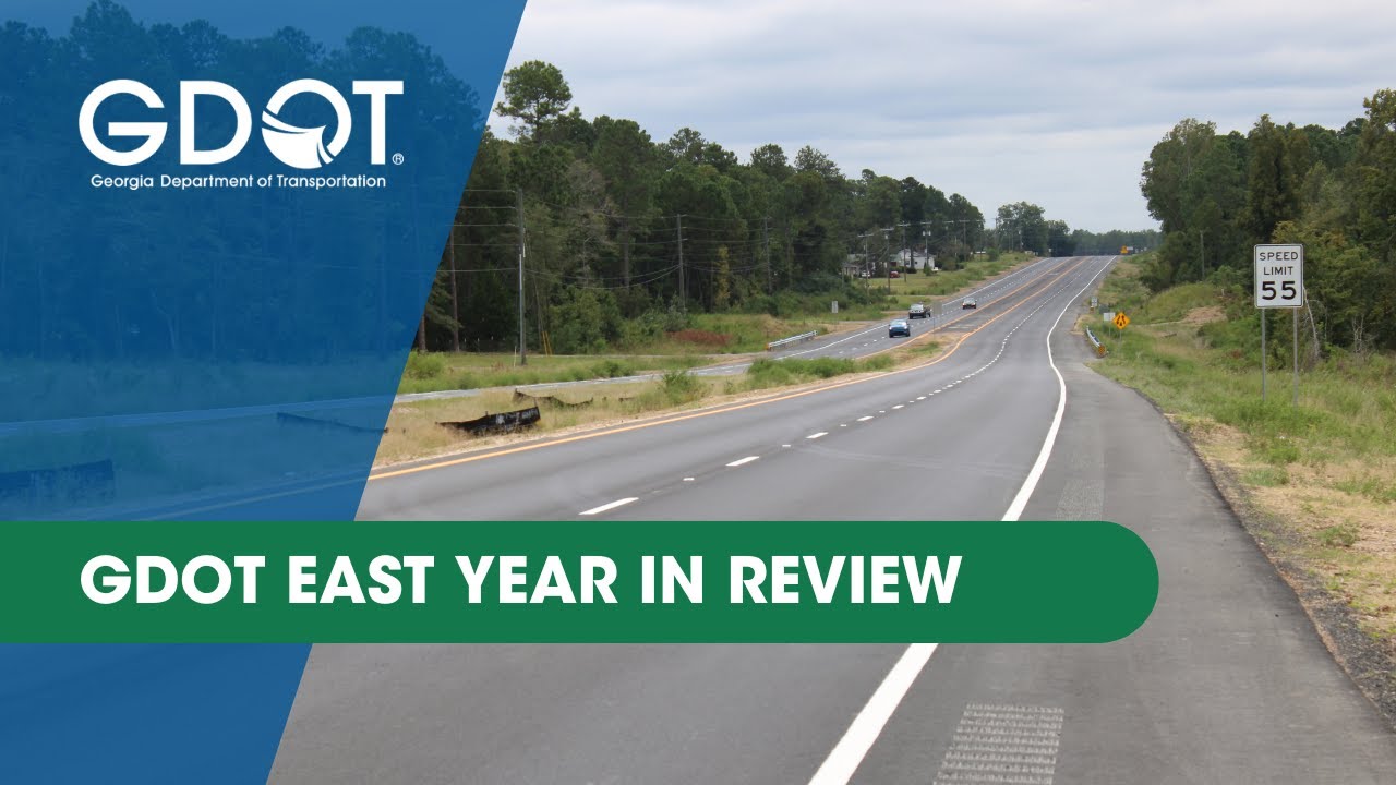 Top 10 Georgia DOT East projects opened to traffic in 2024 - YouTube