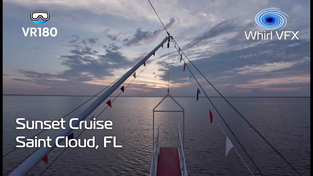 VR180 8K | Sunset Cruise Highlights | 3D Paddleboat Experience | Old ...