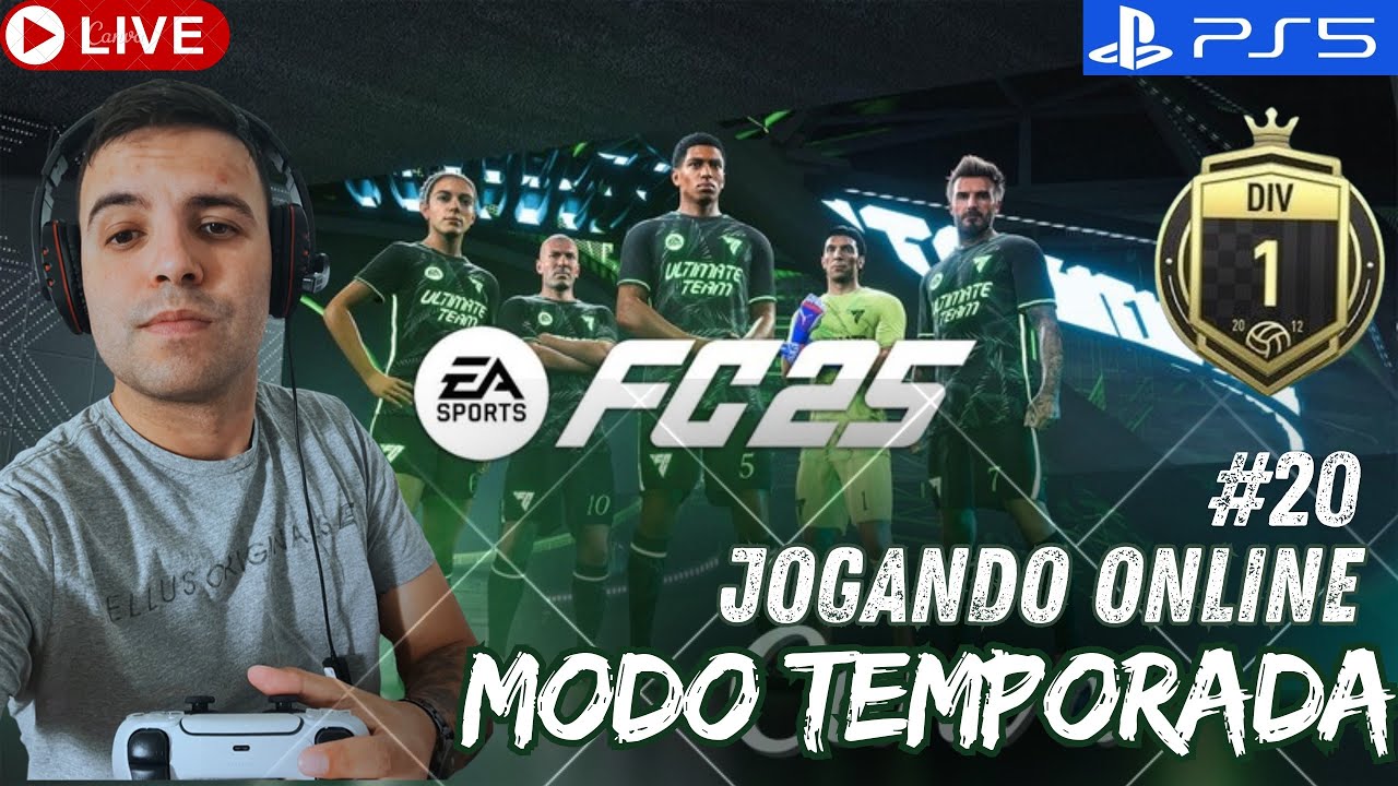 Jogando EA SPORTS FC 25 (LIVE - AO VIVO) - YouTube