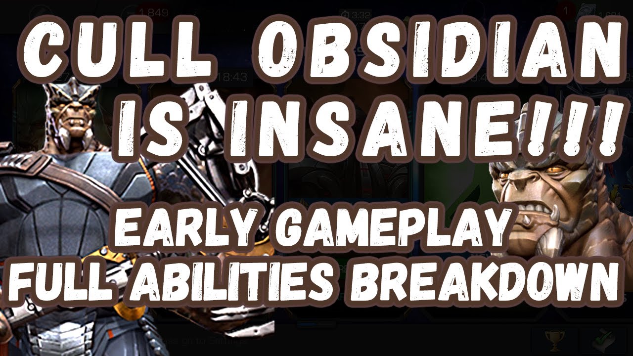 Cull Obsidian Early Gameplay & Full Abilities Breakdown - Marvel ...